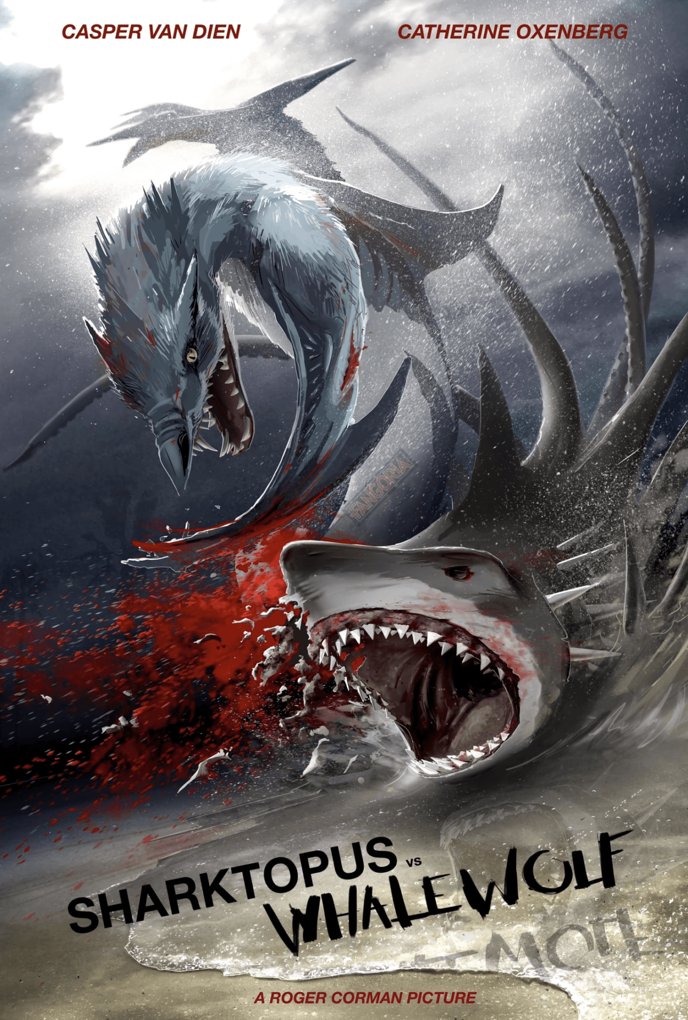 Sharktopus vs. Whalewolf (2015) - Horror Guys